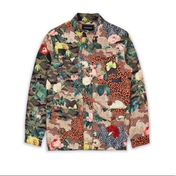 Reason | Jackets & Coats | Iso Reason Military Garden Jacket | Poshmark